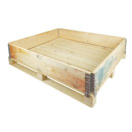 Used wooden pallet edge - 1200x1000x200mm